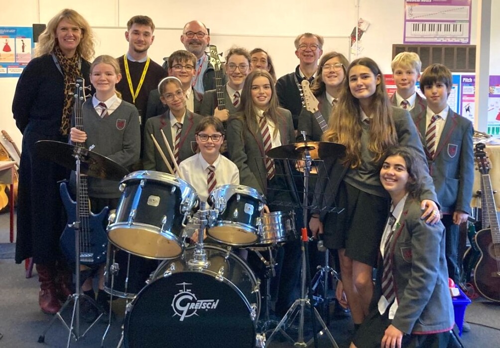 St Mark’s music department receive £12,000 donation from the Bell Inn ...